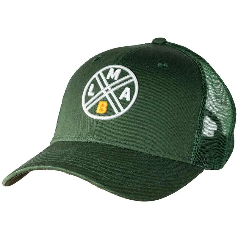 #LMAB Trucker Cap Logo Green, Angelladen für Profis - KL Angelsport