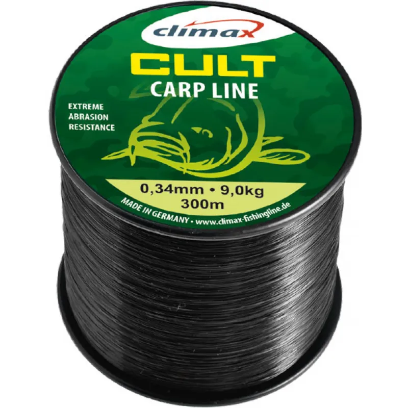 Climax Cult Carp Line - 300 m - 0,30 mm, Angelshop für Profis - KL Angelsport