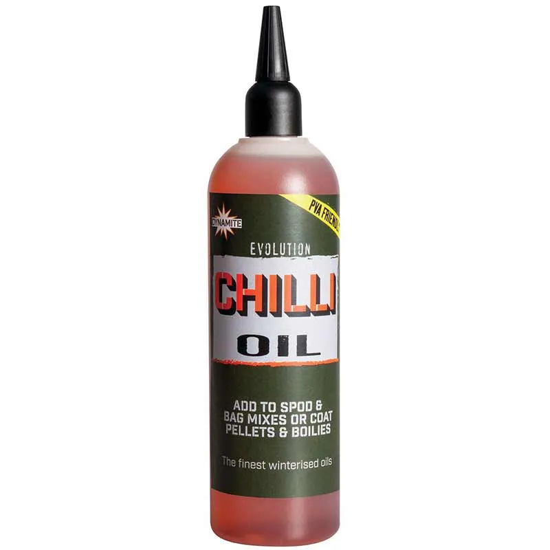 Dynamite Baits Evolution Oil 300 ml Chilli, Angelladen für Profis - KL Angelsport