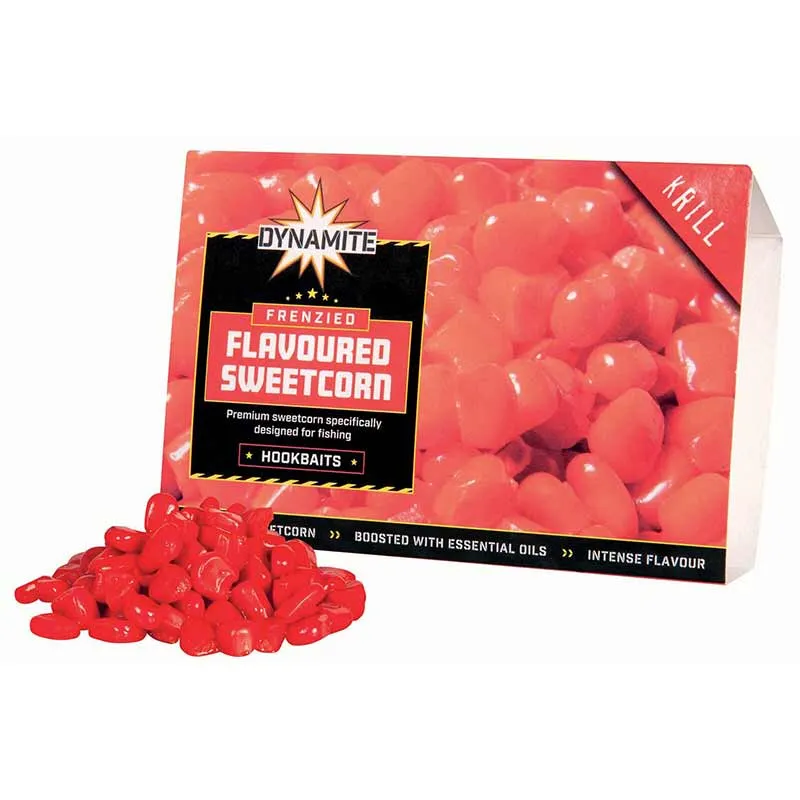 Dynamite Baits Frenzied Flavoured Sweetcorn Krill 200 g, Angelladen für ...