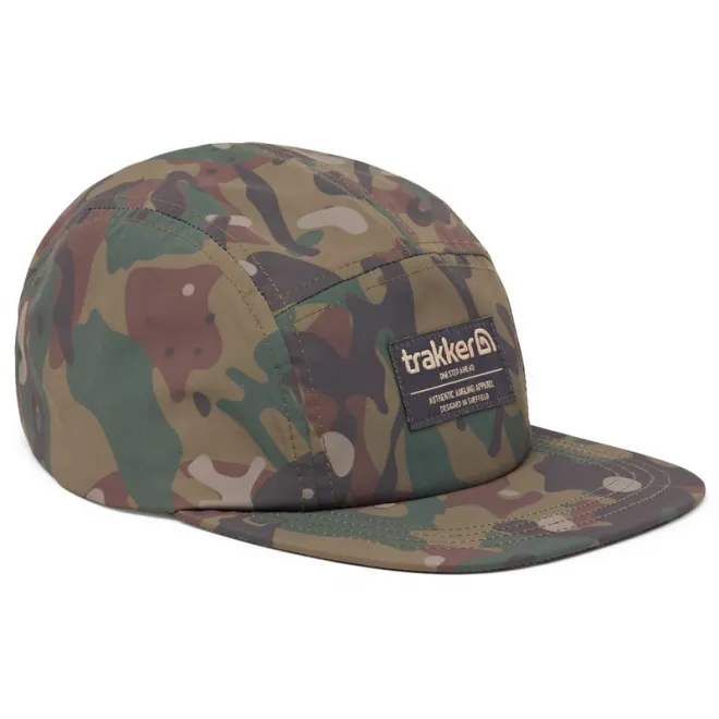 Trakker TechPro Camo 5 Panel Cap, Angelladen für Profis - KL Angelsport